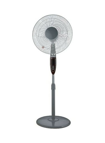Stainless Steel Stand Fan 60 W OMF1698 Black/Grey price in Saudi Arabia ...