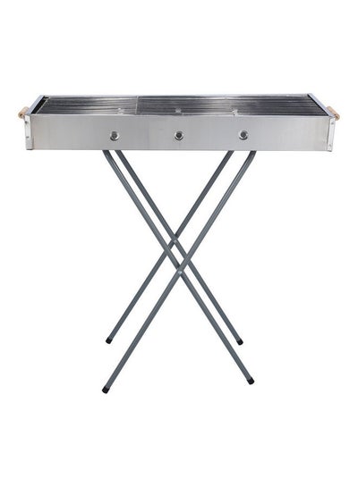 Stainless Steel Bbq Stand With Grill Silver 65x30x67cm price in UAE ...