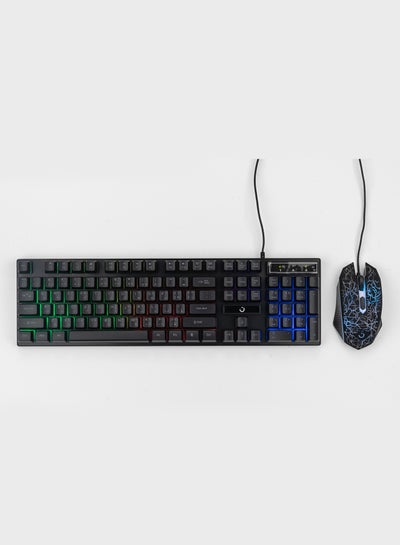 Thunder Wired Mouse And Keyboard Set with RGB lights and Adjustable DPI ...
