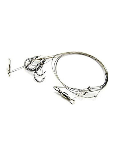 Stainless Steel Fishing Rigs Wire Leader 5 Swivel String Hook price in ...