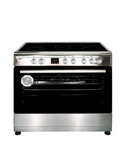 5 Eye Ceramic Electric Cooker 90 x 60 cm, Glass top with Stainless ...