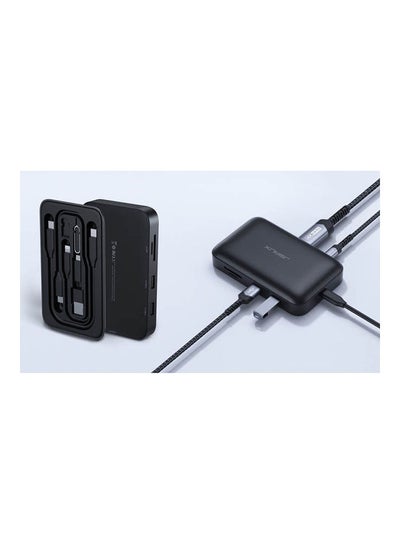 JSAUX USB C Hub OmniCase 7-in-1 Type C Hub Electronic Organizer(Cable ...