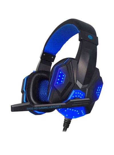 سعر Wired Over Ear 3D Surround Sound LED Microphone Gaming Headset فى ...