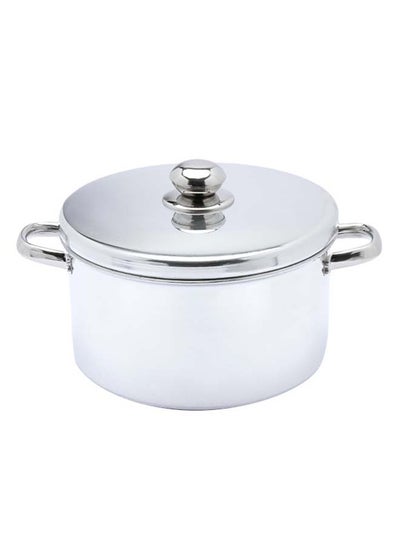 Power Aluminum Cooking Pot Silver Size 18cm price in Egypt | Noon Egypt ...