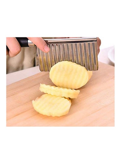 سعر Vegetable & Fruit Wavy Crinkle Cutting Tool Serrator Salad Chopping ...