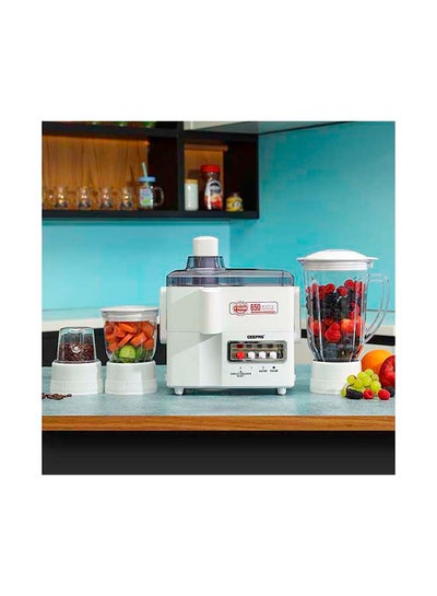 4-Piece Countertop Food Processor Set 1.6 L 650 W GSB6147 White price ...