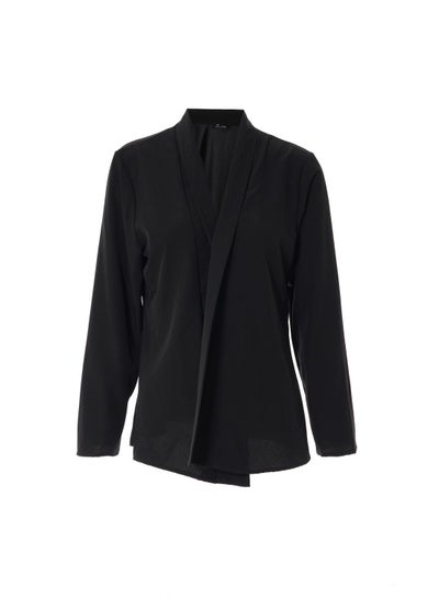Wrap Around Open Jacket Black price in UAE | Noon UAE | kanbkam