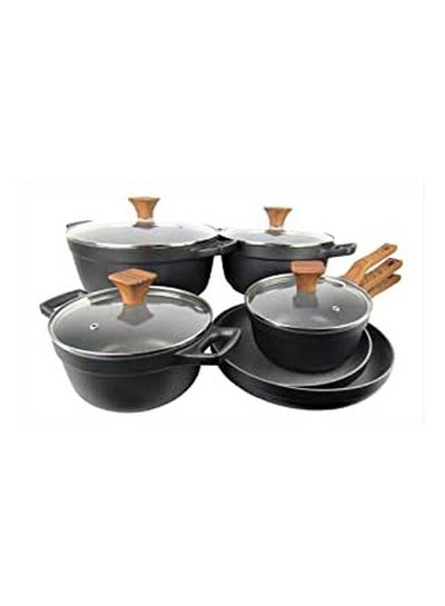 سعر Schafer Germany 10 Pc'S Marble Coating Cookware Set Black فى مصر ...
