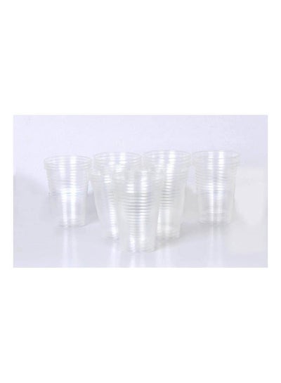 Water Transparent Plastic Cups 24 Pcs Clear 180ml price in Egypt | Noon ...