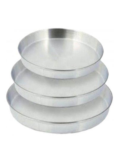 سعر 3 Piece Aluminum Trays Set Silver 30cm فى مصر | نون مصر | كان بكام