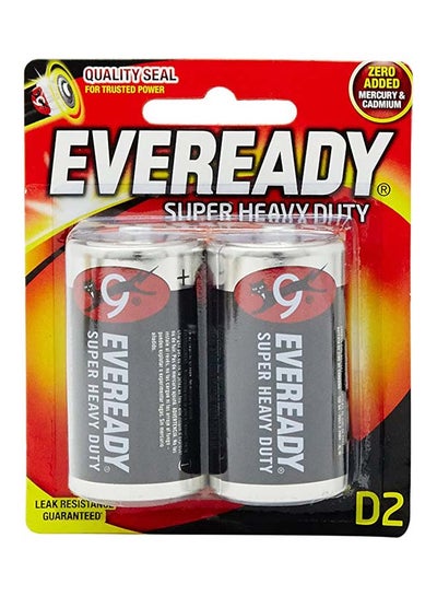 سعر Pack Of 2 D Super Heavy Duty Batteries Multicolour فى مصر | نون مصر | كان بكام