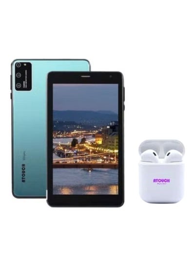 S05 Pro Kids Tablet 7-Inch Dual SIM Green 4GB RAM 128GB 5G WiFi With i16 Bluetooth Earbuds price ...