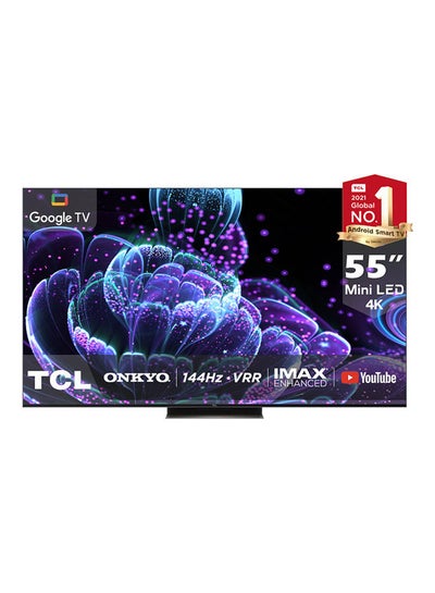 55-Inch 4K Mini LED Google TV With 144Hz VRR 55C835 Black price in ...