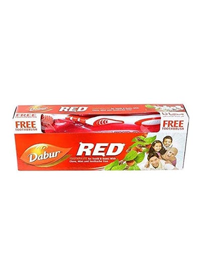 Red Toothpaste With Free Brush Multicolor 200grams price in Saudi ...