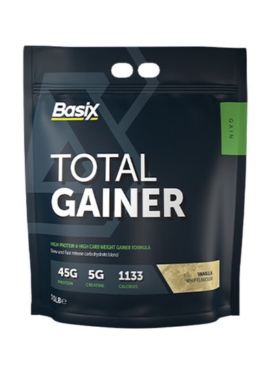 سعر Total Gainer High Protein & High Carb Weight Gainer Formula Vanilla ...