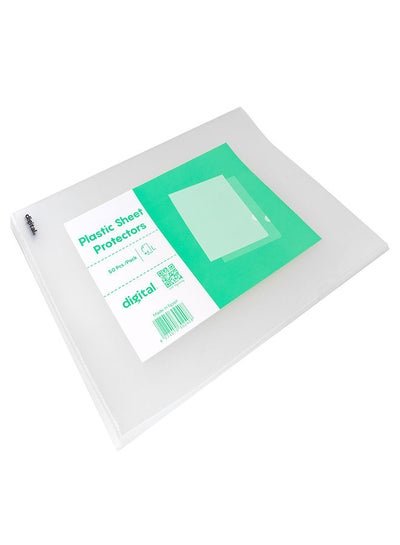 سعر Digital Crystal Sheet Protectors, L Shape, A4, 50 Pack, 150 Microns ...