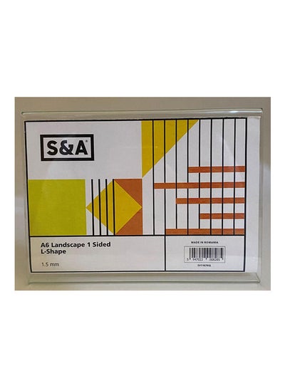 سعر A6 Landscape L-Shape Poster Holder Sv11878Gl شفاف فى مصر | نون مصر ...