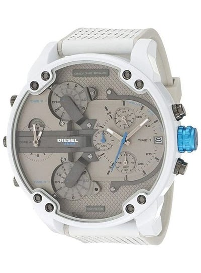 Men's Diesel Men's Mr. Daddy 2.0 Chronograph White-Tone Stainless Steel ...