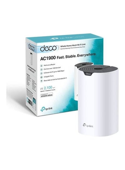 Deco S7 AC1900 Whole Home Mesh Wi-Fi System Unit White price in UAE ...