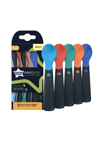 Easigrip Self-Feeding Weaning Spoons With BACSHIELD Antibacterial ...