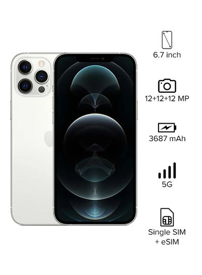iPhone 12 Pro Max With Facetime 256GB Silver 5G - International Specs ...