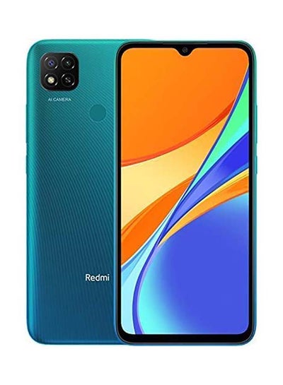 سعر هاتف ريدمي 9C ثنائي الشريحة بلون أخضر أورورا وذاكرة رام سعة 3 ...