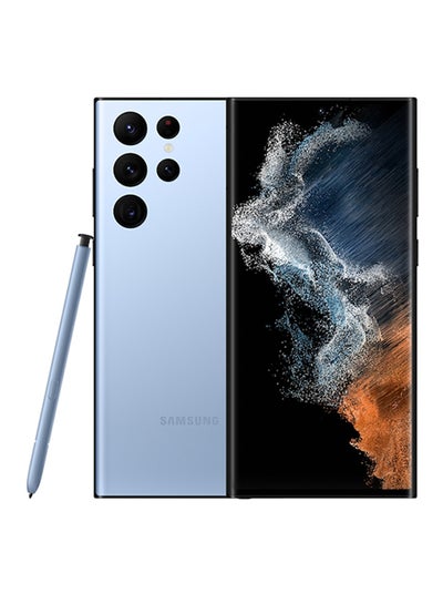Galaxy S22 Ultra Dual SIM Sky Blue 12GB RAM 256GB 5G - Middle East ...