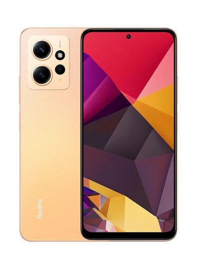 Redmi Note 12 Dual SIM Sunrise Gold 8GB RAM 256GB 4G - Global Version ...
