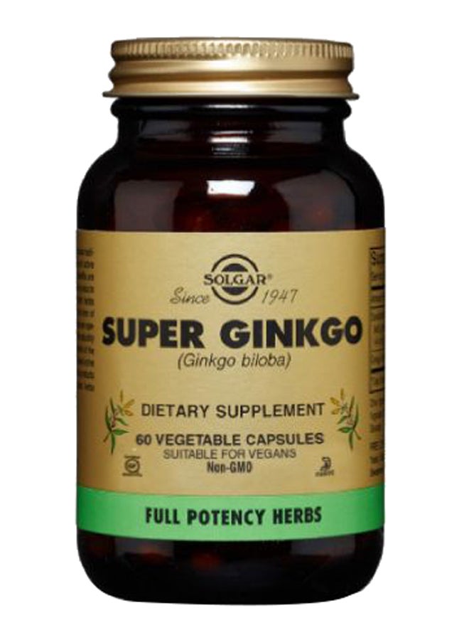 Solgar Super Ginkgo Dietary Supplement - 120 Capsules price in Dubai ...