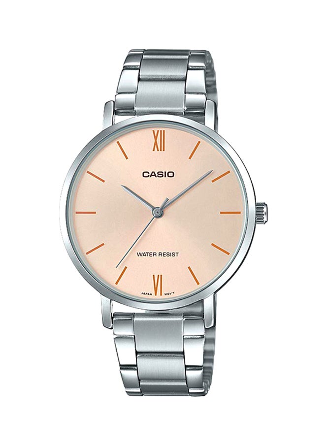 CASIO Women's Water Resistant Analog Watch LTP-VT01D-4BUDF - 40 mm ...